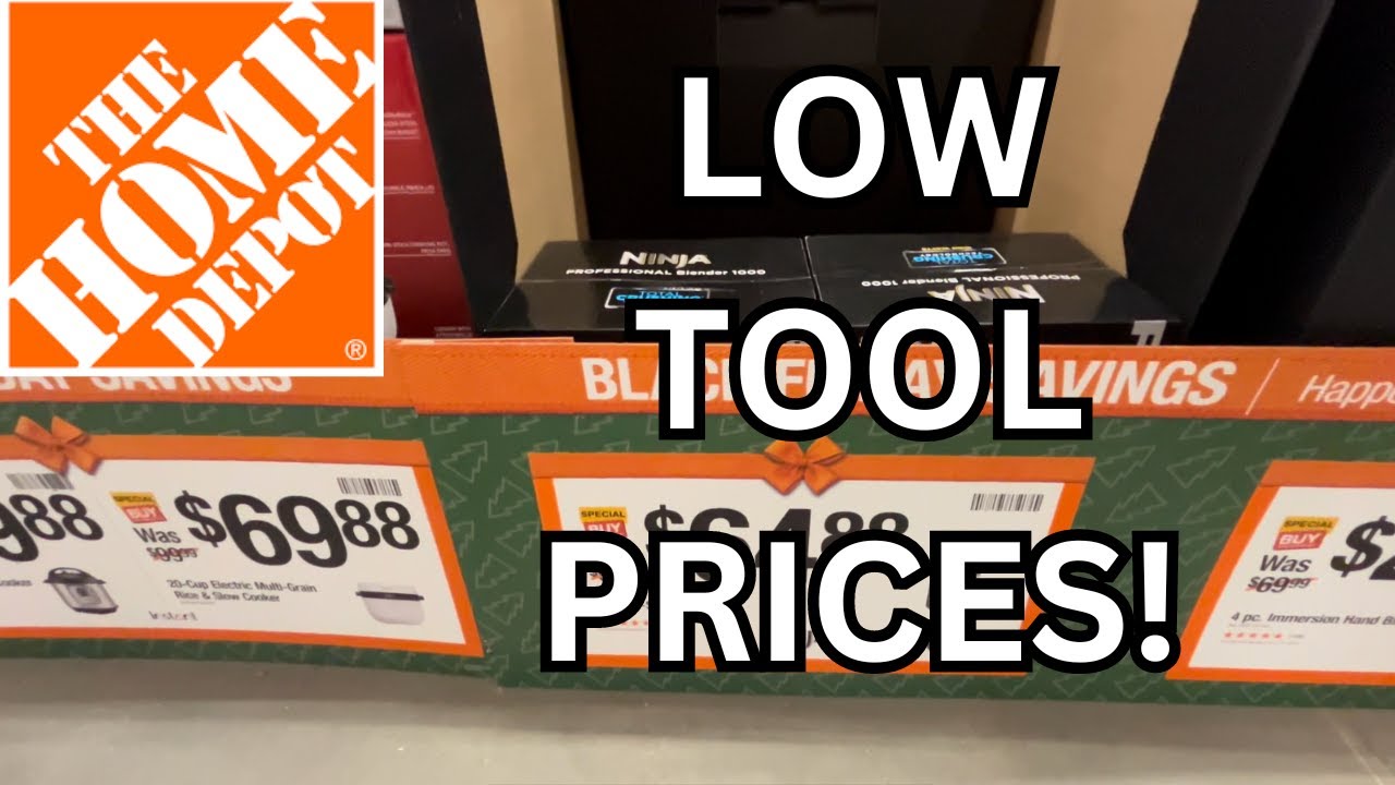 Shopping Home Depot Tool Sale HIGH DEF 4K Christmas Black Friday Deals ...