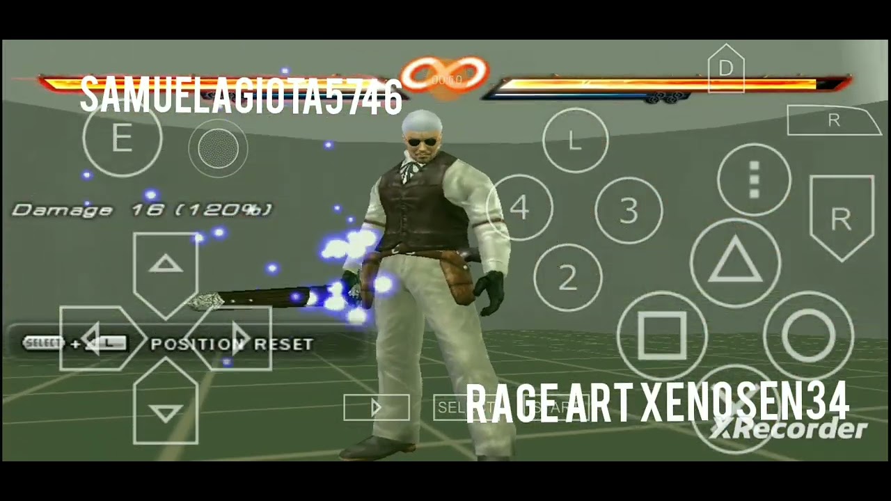 rage art code crédits xenosen34 Tekken 8 psp Victor cheats - YouTube