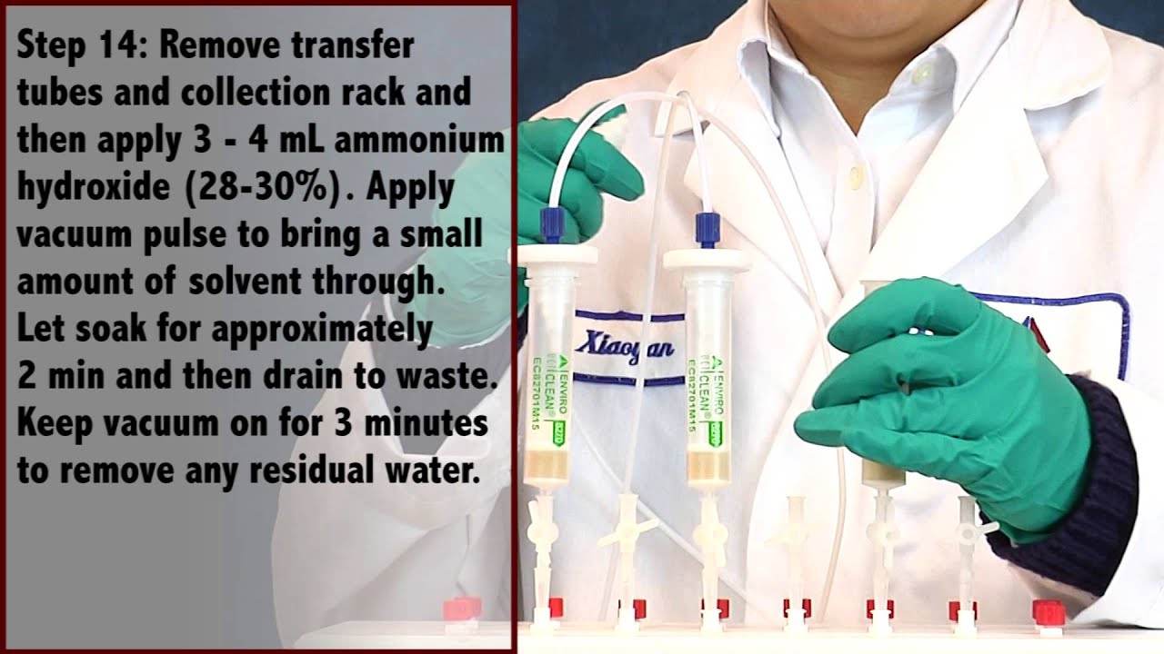 EPA method 8270 cartridge system - YouTube