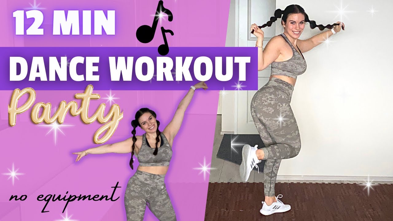 12 MIN HAPPY DANCE CARDIO WORKOUT AT HOME / Easy to follow, no ...