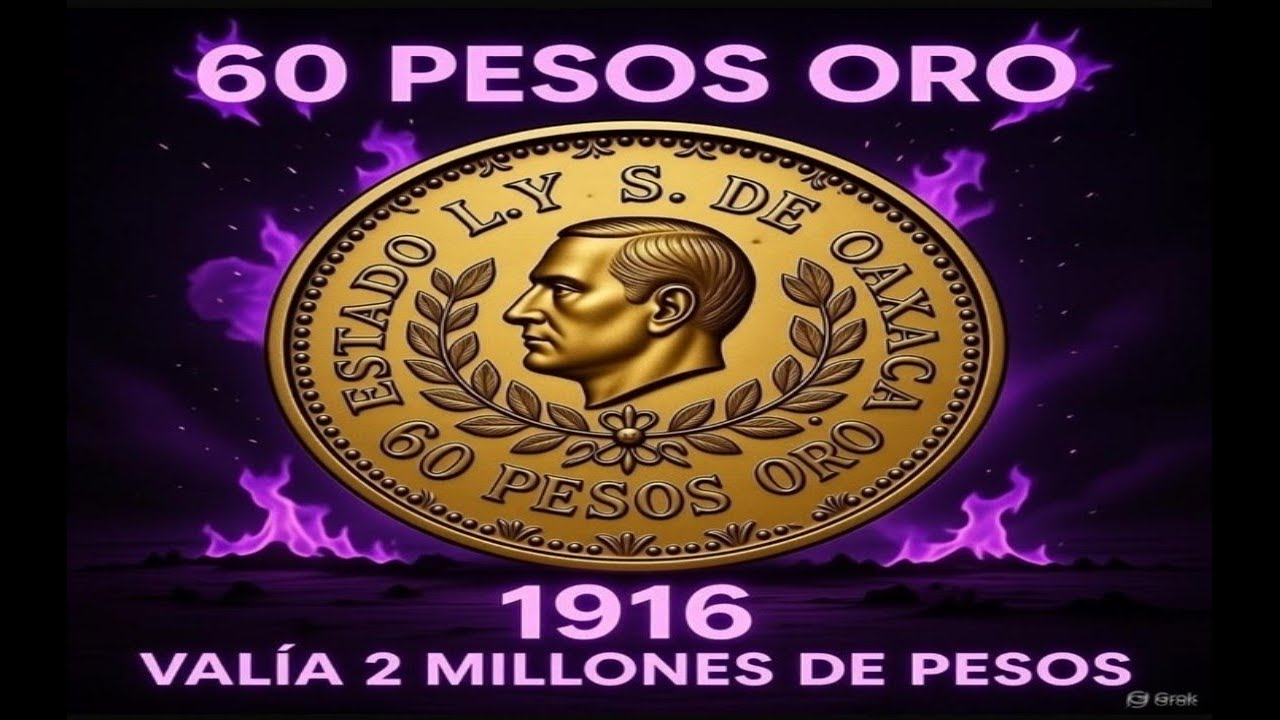FUE MUY VALIOSA MONEDA,60 PESOS MEXICANOS ))) - YouTube