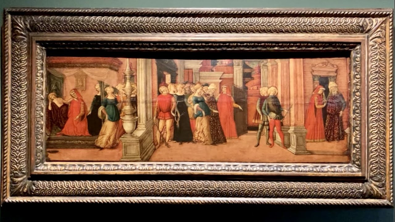 Antiochus and Stratonice, 1470 (Oil on panel) by Michele di Michele di ...