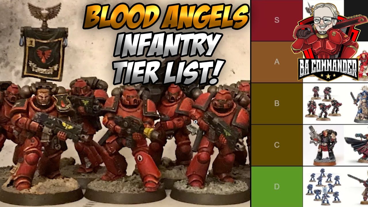 Blood Angels - Infantry Tier List (10th edition) - YouTube