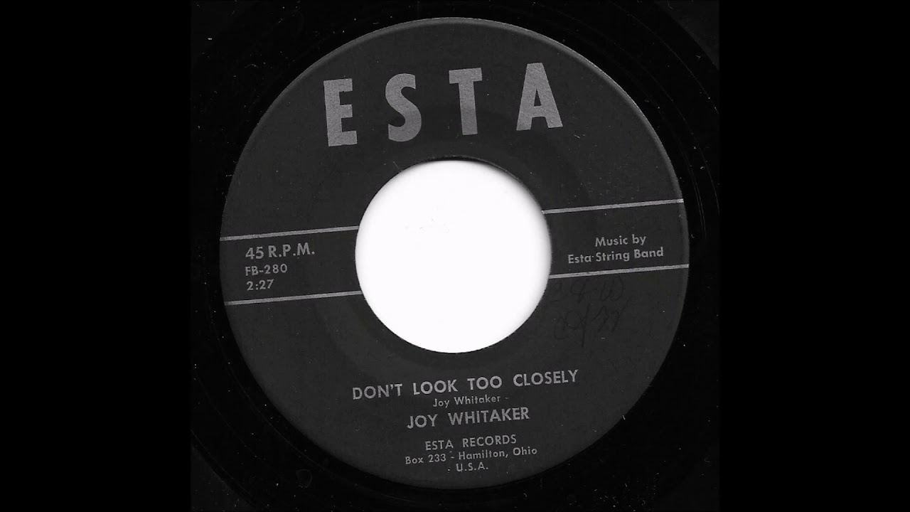 Joy Whitaker - Don't Look Too Closely - YouTube