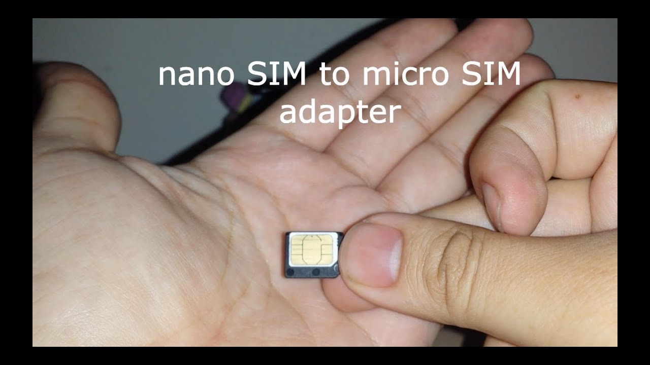 [REVIEW] nano SIM to micro SIM adapters from Germany - YouTube