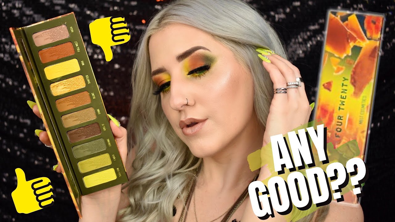MELT Cosmetics FOUR TWENTY PALETTE Review + Look! - YouTube