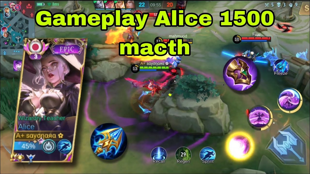 Gameplay top global Alice. - YouTube