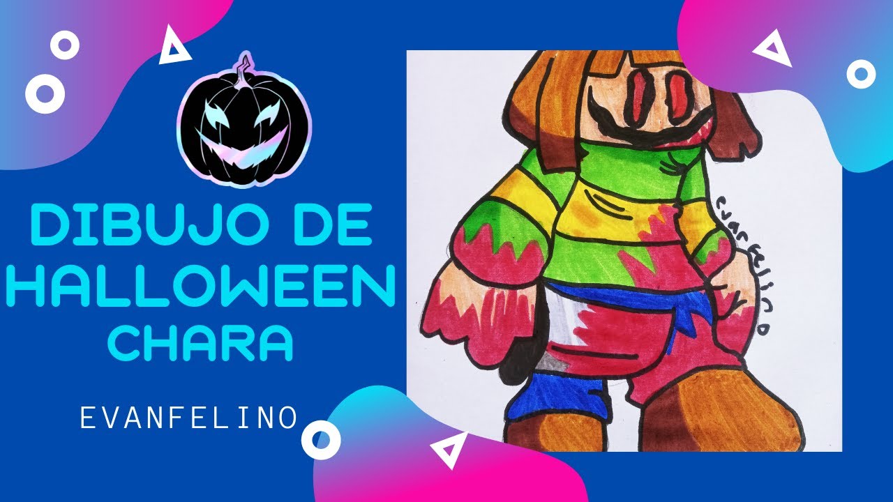 Dibujo de Halloween CHARA 🎃 - YouTube