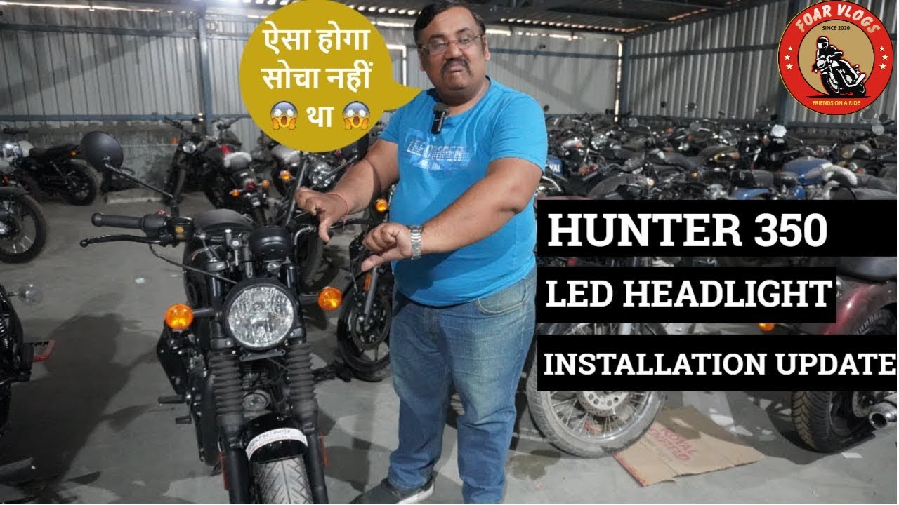 Royal Enfield Hunter 350 Led Headlight Final Update | ऐसा होगा सोचा ...