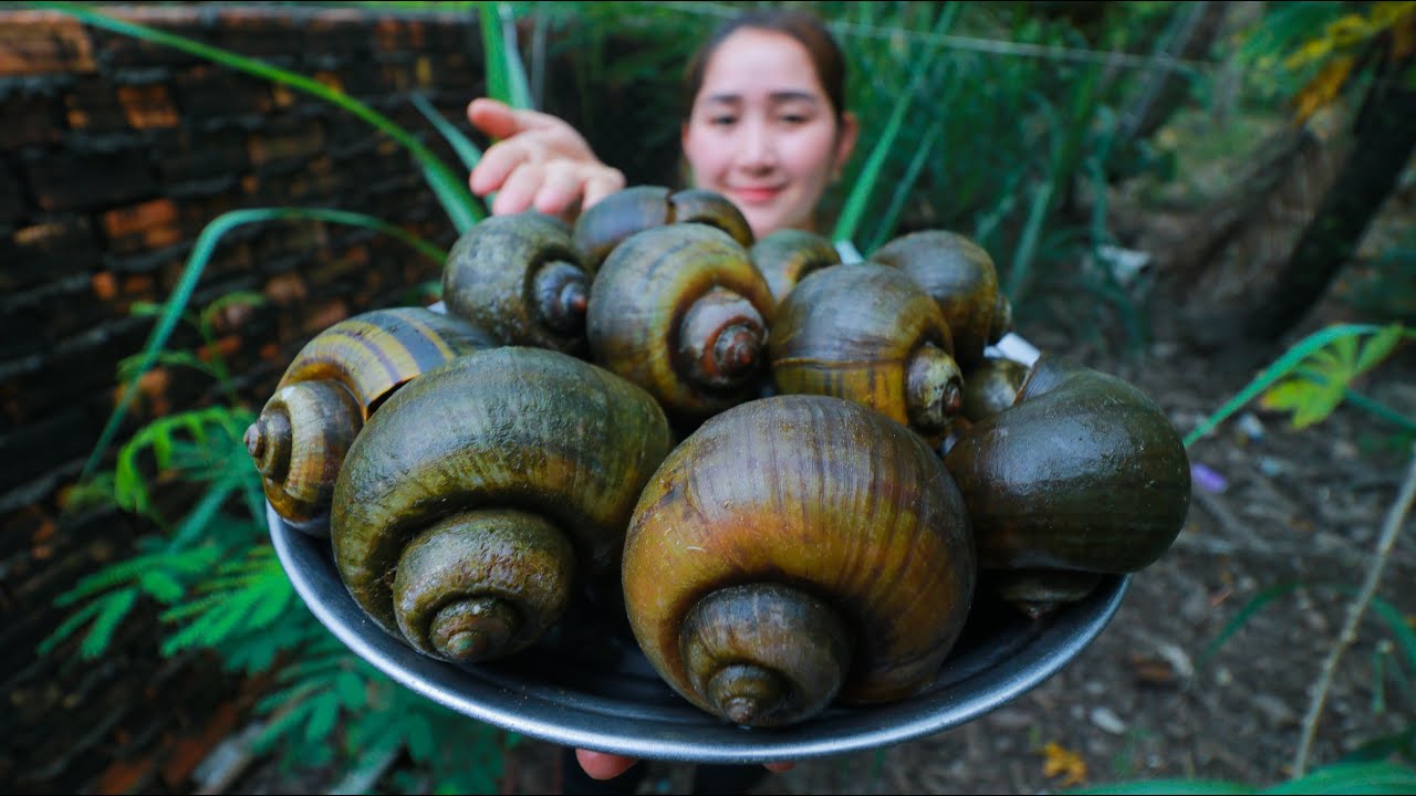 Snail Stuffed Grilling Recipe - Cooking With Sros - YouTube