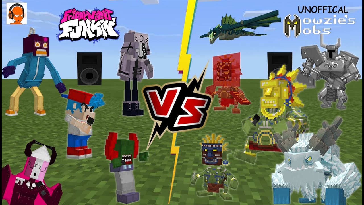 Mowzie's Mobs VS Friday Night Funkin [Minecraft PE] - YouTube
