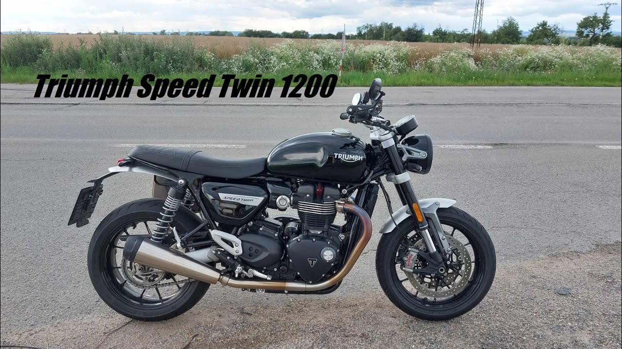 Triumph Speed Twin 1200 | Ride| Hrabětice - Hevlín | Onboard camera [4K ...