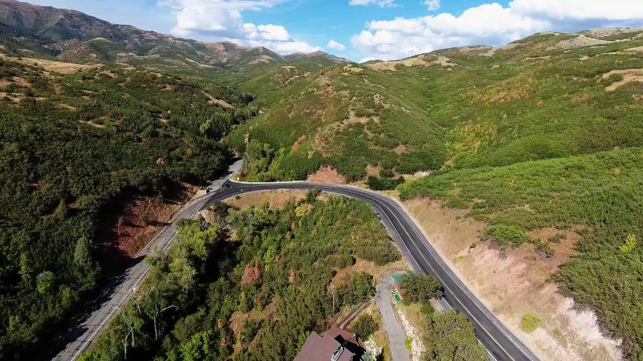 Emigration Canyon, UT - drone flyover - YouTube