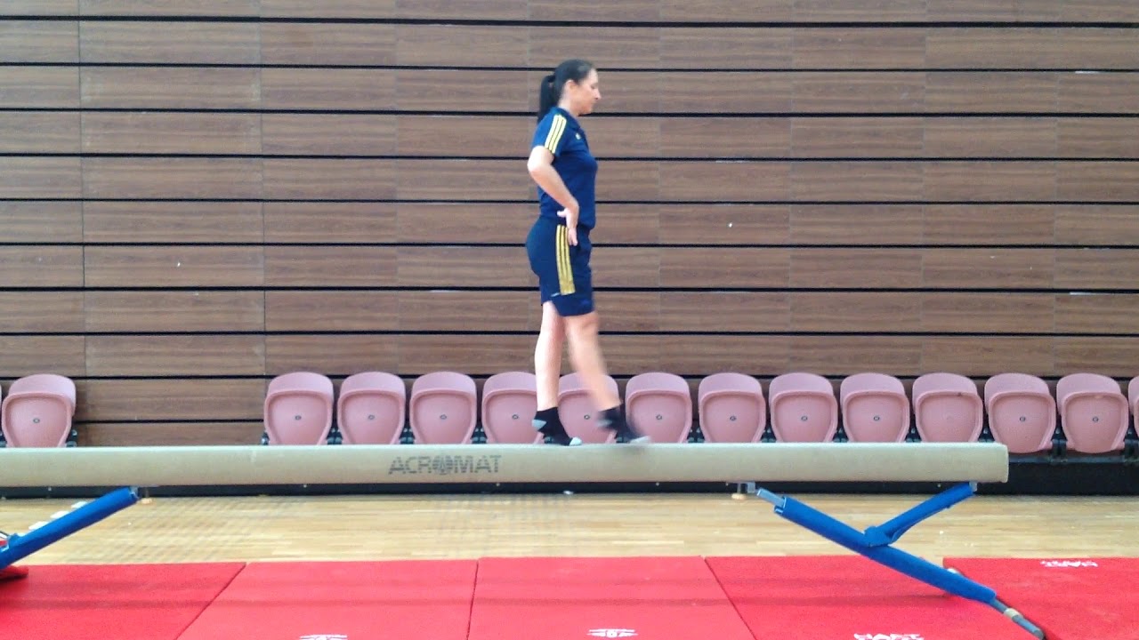 Beam - Walks in Releve (on Toes) (Recreational) - YouTube