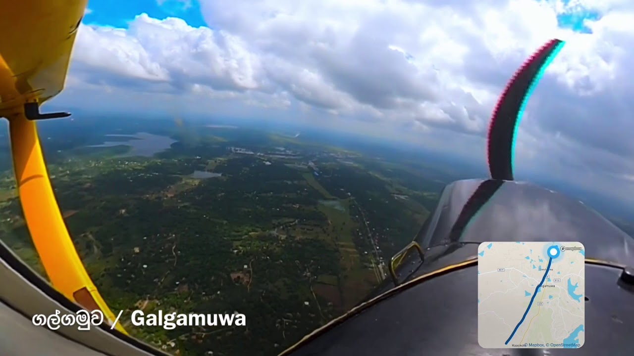 Flying over Galgamuwa Town - YouTube