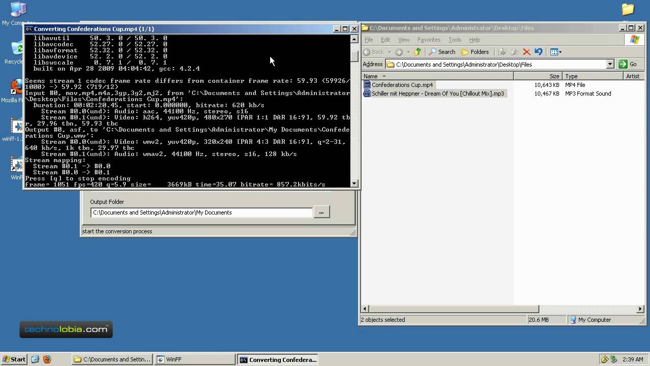 VID # 0001E - Convert Audio and Video Files Using WinFF - YouTube