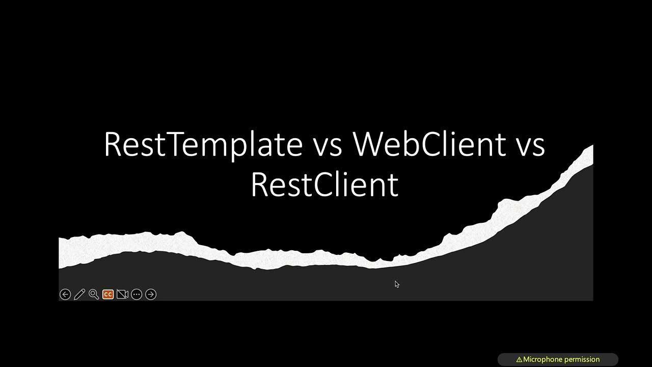 Difference between RestClient, RestTemplate, WebClient - YouTube Difference between RestClient, RestTemplate, WebClient - YouTube