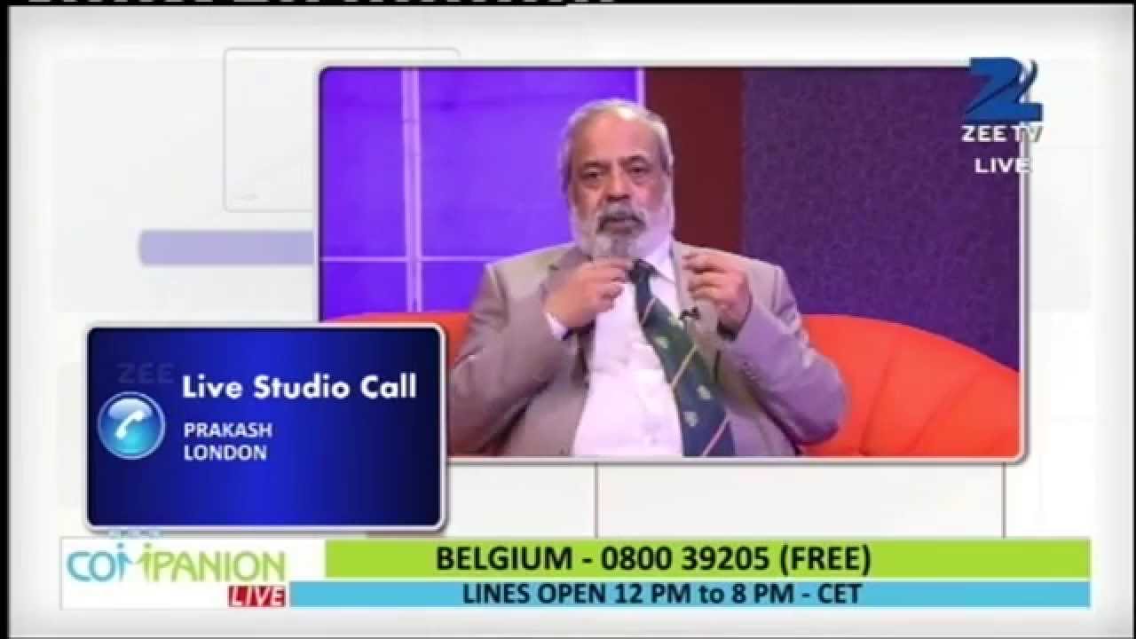 Dr. Anil K. Mehta | interview Zee TV on Ayurveda 30-3-2015 - YouTube