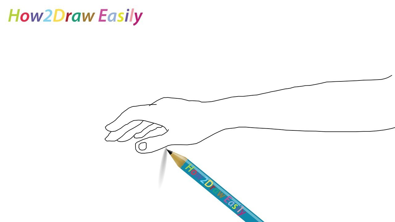 How to Draw a Hand | Easy Step by Step Drawing - YouTube