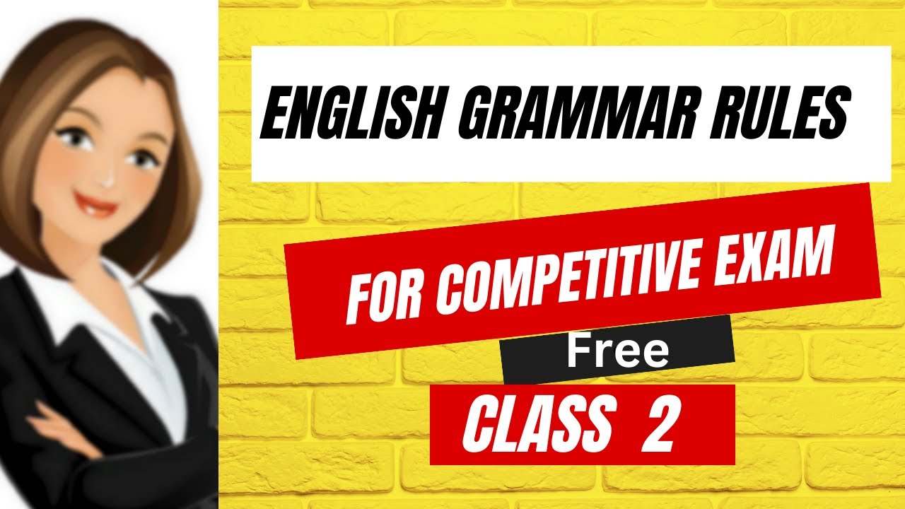 English Grammar rules| Class 2 | learn English online classes free ...