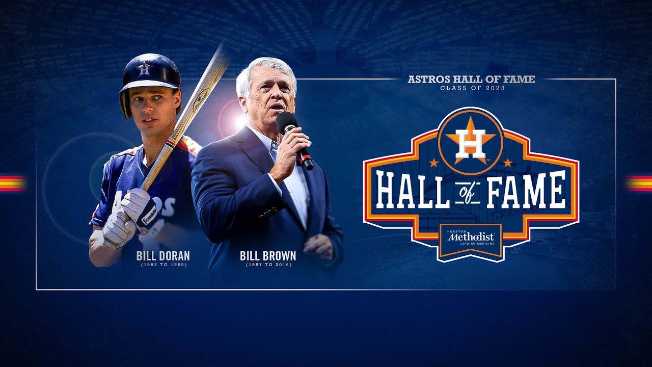2023 Astros Hall of Fame Class: Bill Brown and Bill Doran | Houston ...