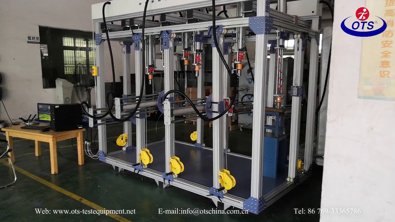 Matress Roller Test Machine & Sofa/Chair Test Machine - YouTube