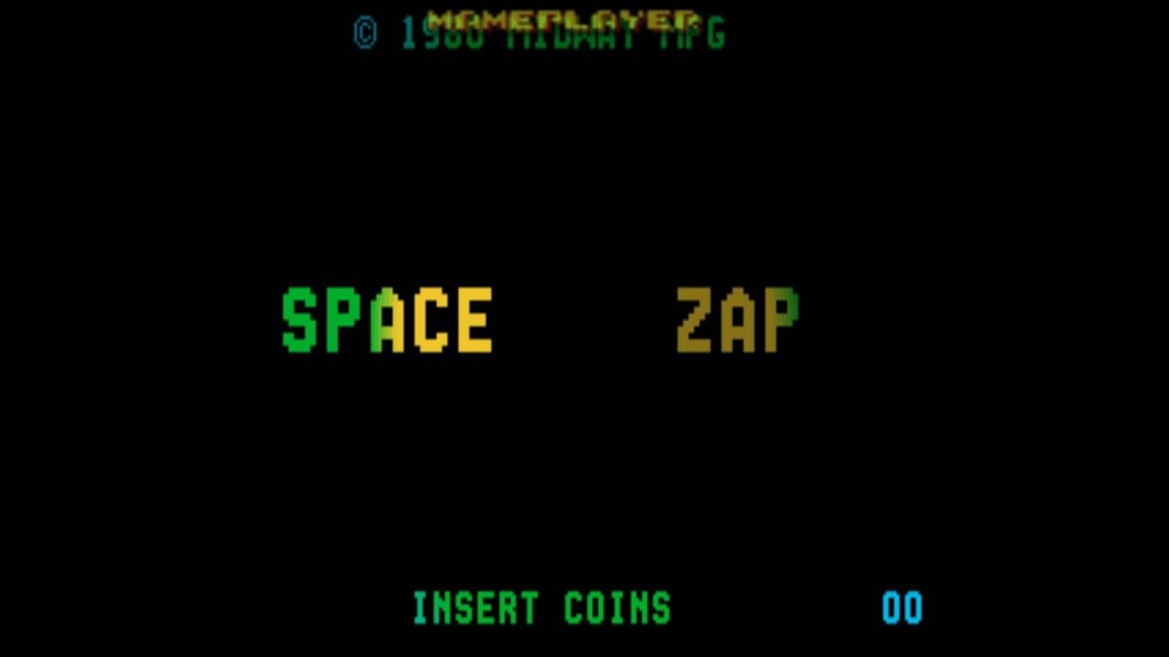 Space Zap 1980 Midway Mame Retro Arcade Games - YouTube