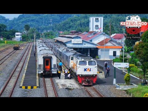 Gokil!!! Saat Mengabadikan Aktifitas Kereta Api Di Stasiun Banjar ...