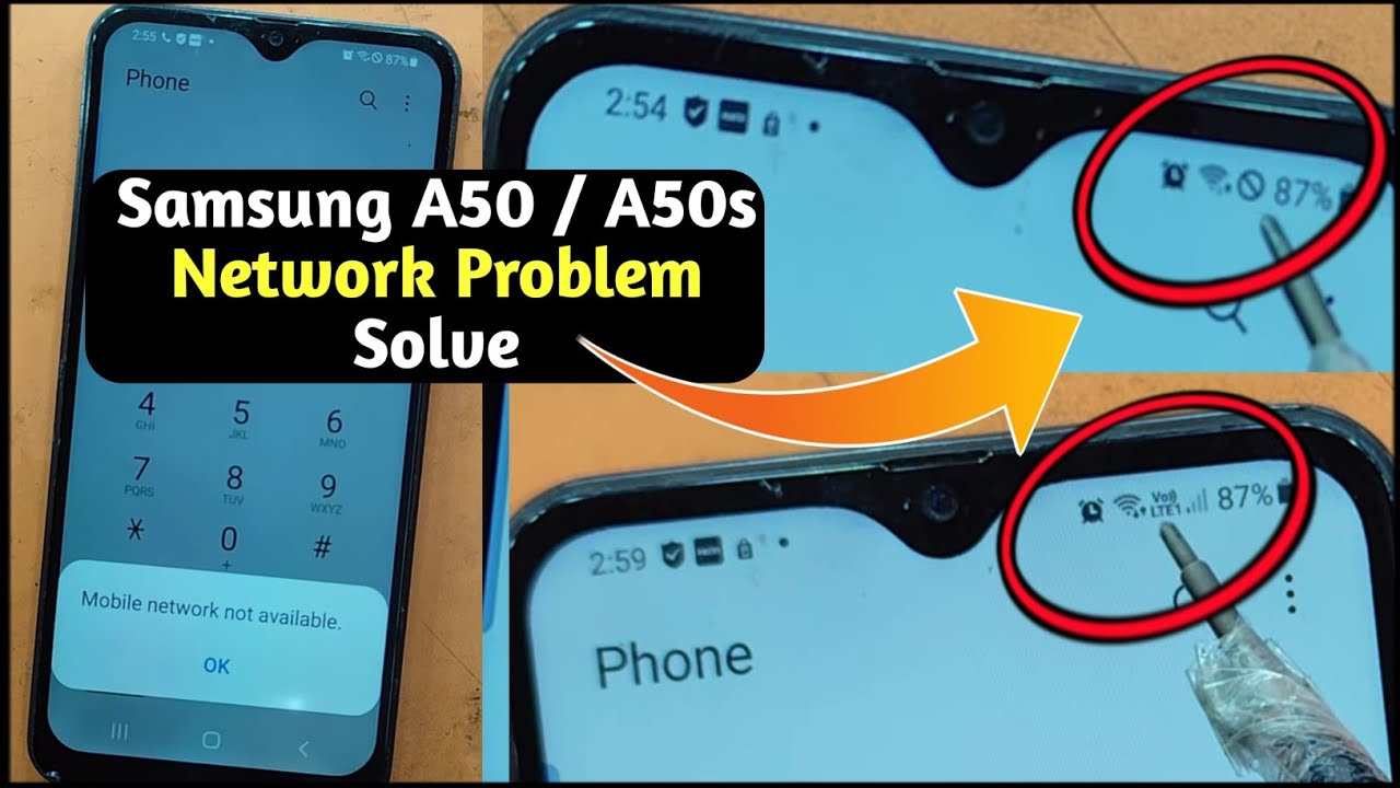 Samsung Network Problem | Samsung A50 / A50s Network Problem Solution ...