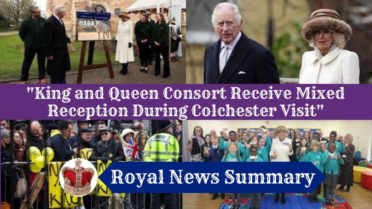 "King and Queen Consort Receive Mixed Reception During Colchester Visit ...