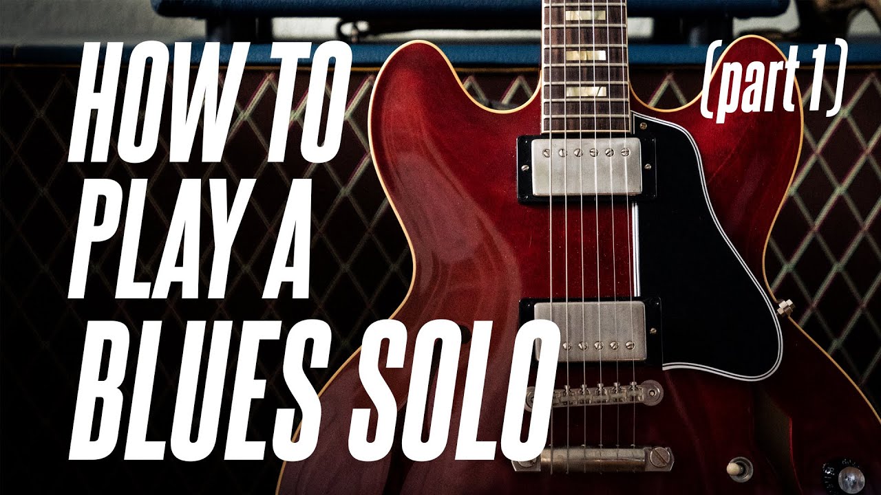 Blues licks EVERYONE should know! Blues solo guitar lesson over a ...