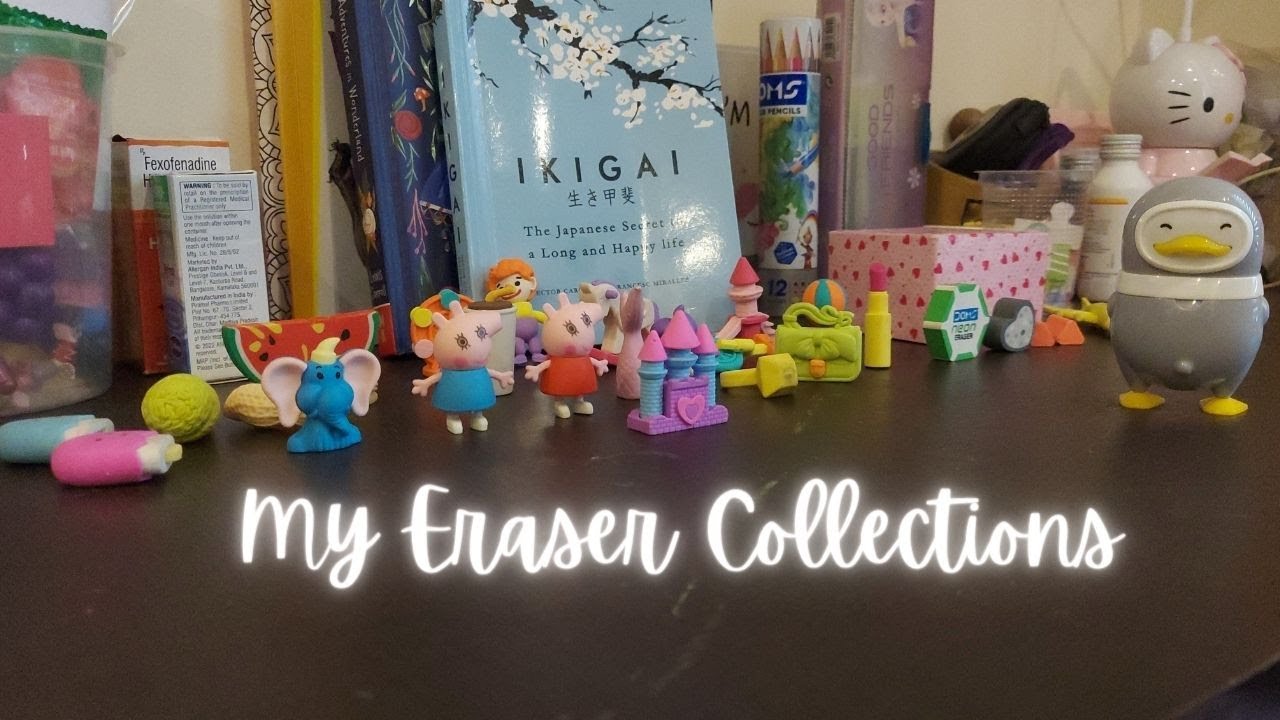 My Cute Eraser Collections| Mini Erasers| Stationary Collections # ...