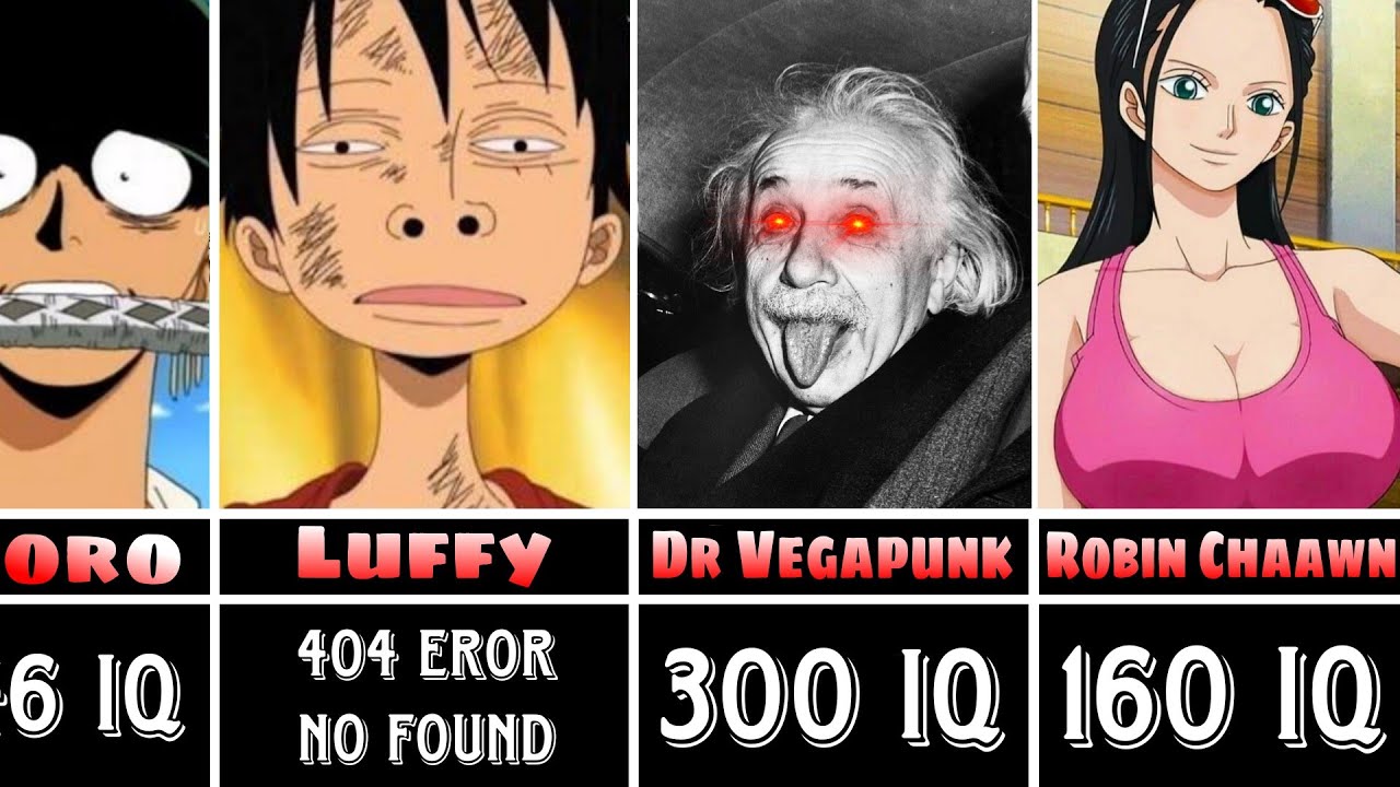IQ level of one Piece characters Ranking - YouTube