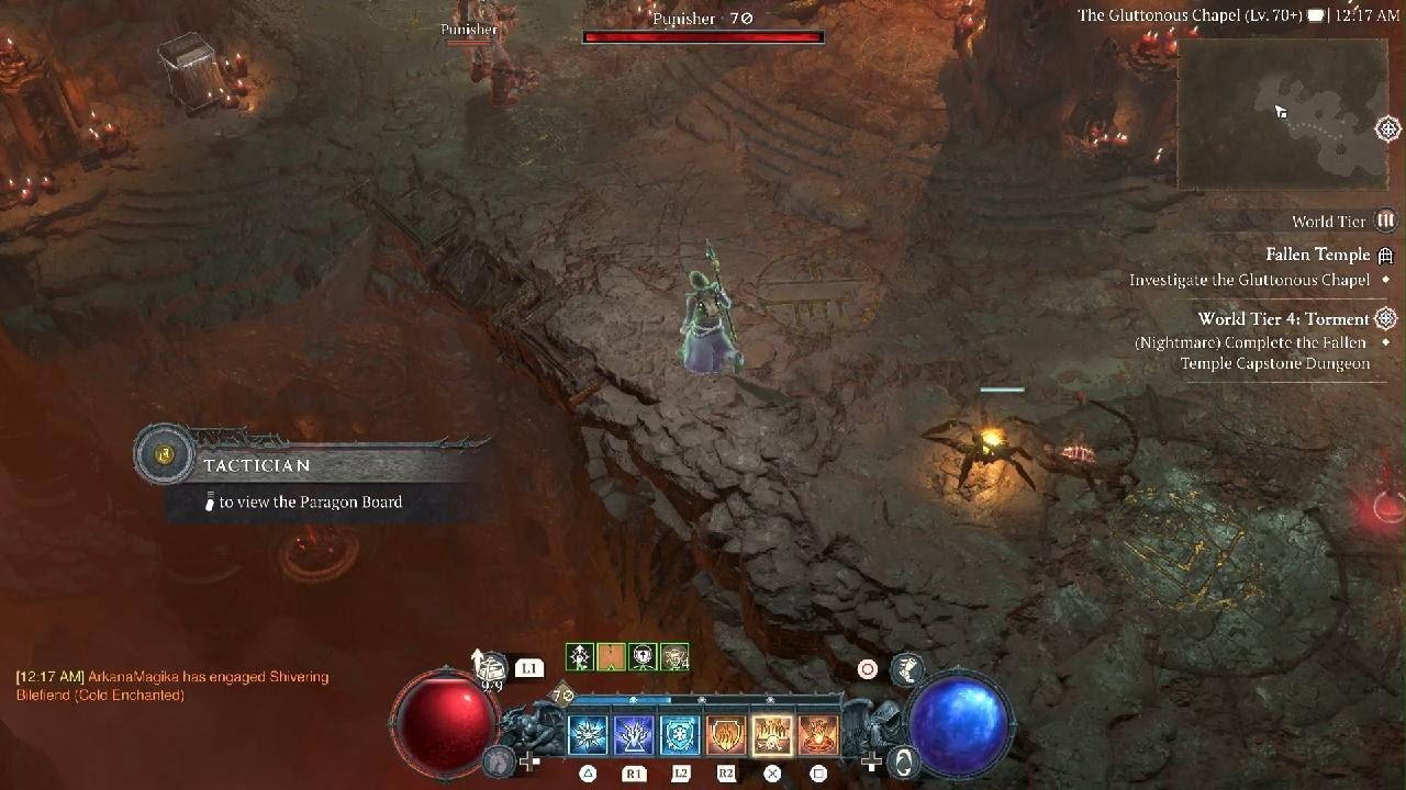 Diablo 4 - Firewall Sorcerer World Tier 4 Capstone Dungeon. - YouTube