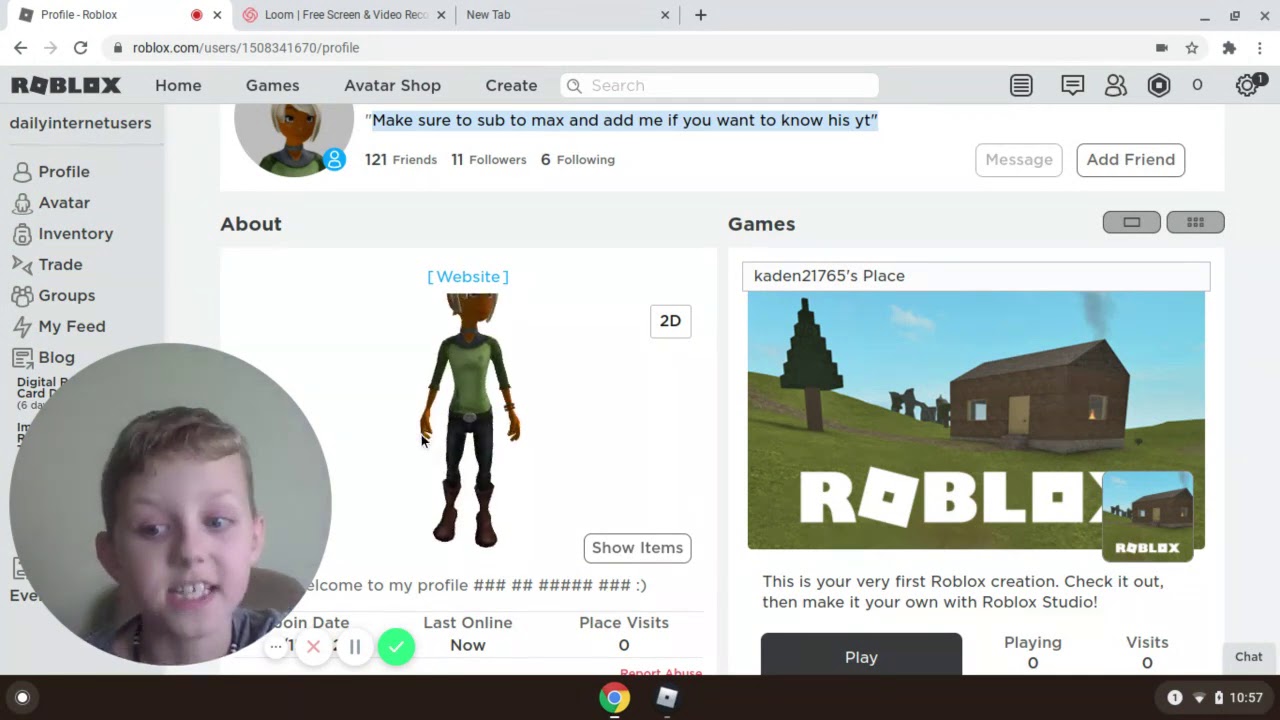 reviewing kadens roblox avatar! (READ DESC) - YouTube