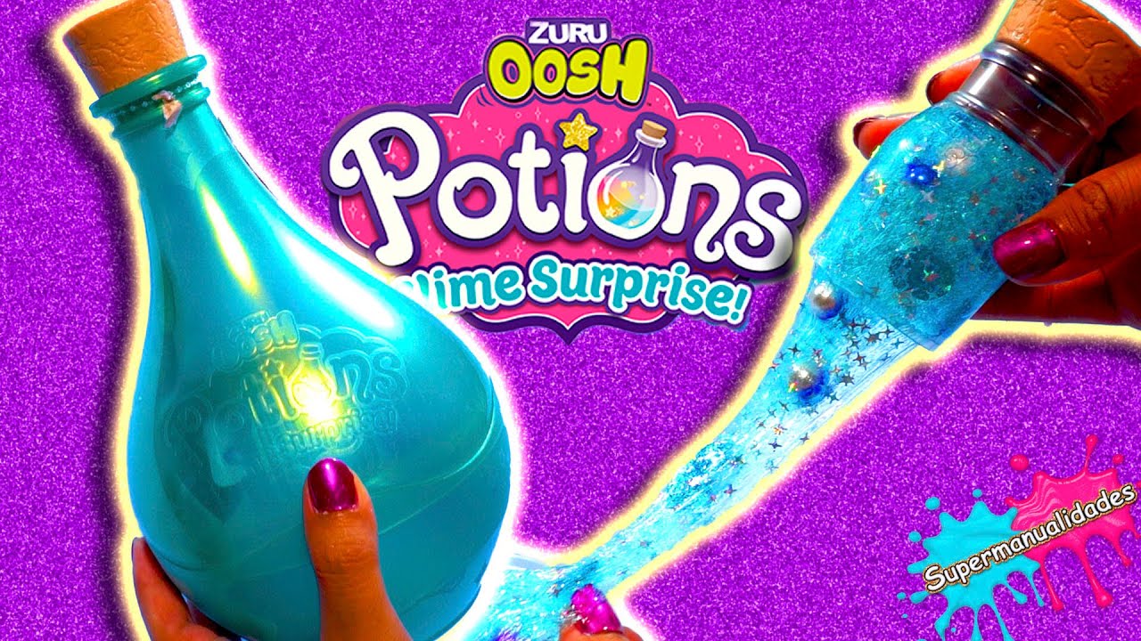 Pociones de Slime ( Oosh Potions Surprise) - Supermanualidades - YouTube