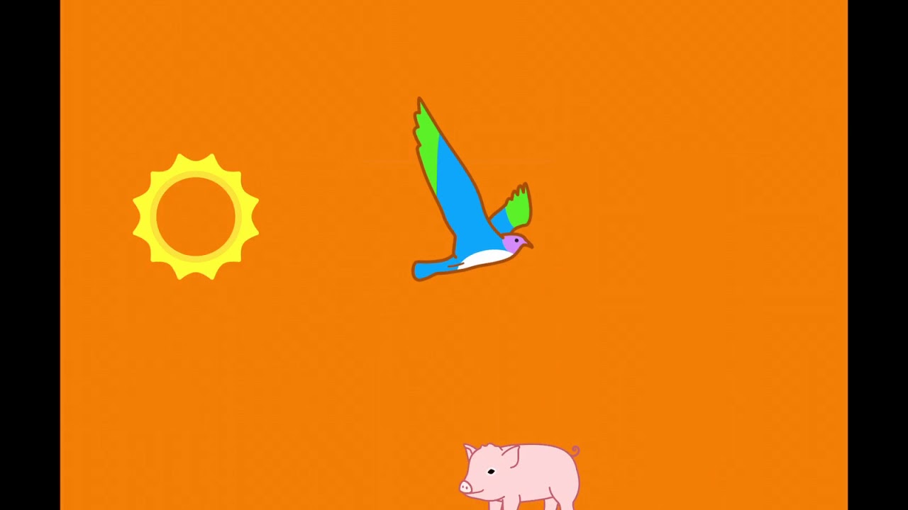 simple CG animation: The changing of the day ( 一日の移り変わり ) - YouTube