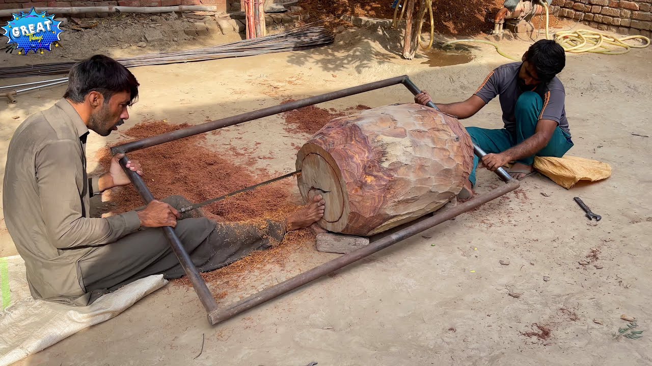 Mastering the Art of Wooden DHOOL Making - Step-by-Step Process! Great ...