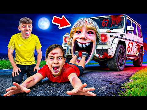 67 KIND AUTO GREIFT UNS um 3 UHR AN! 😱