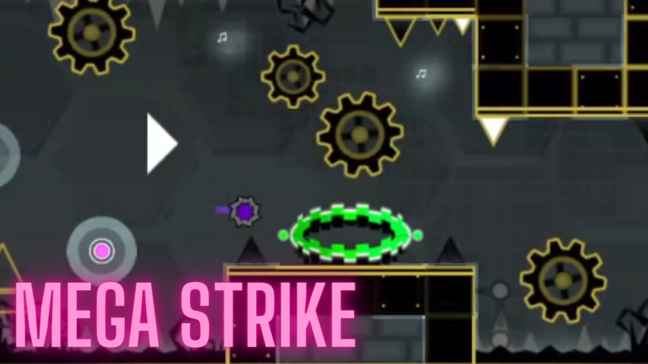 Mega Strike by Polarbeahr [both coins] | easy demon | Geometry Dash ...