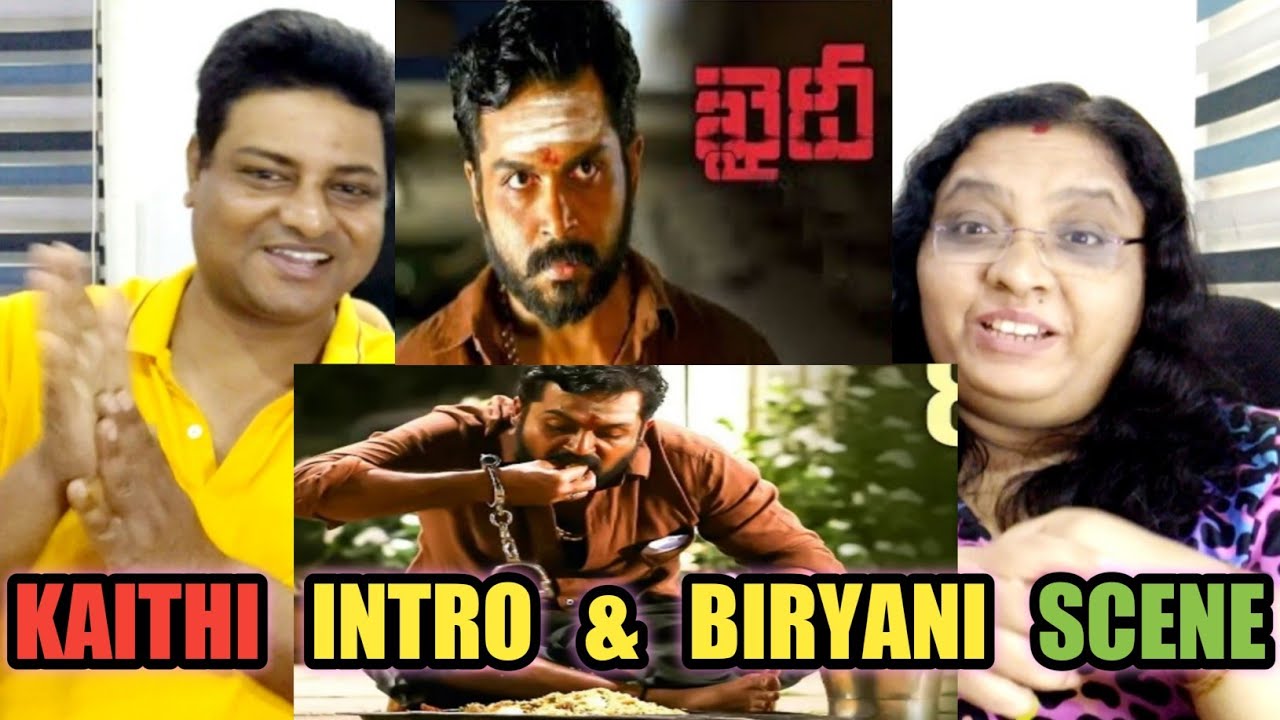 KAITHI Karthi Intro Scene | KAITHI Biryani Eating Scene | Karthi ...