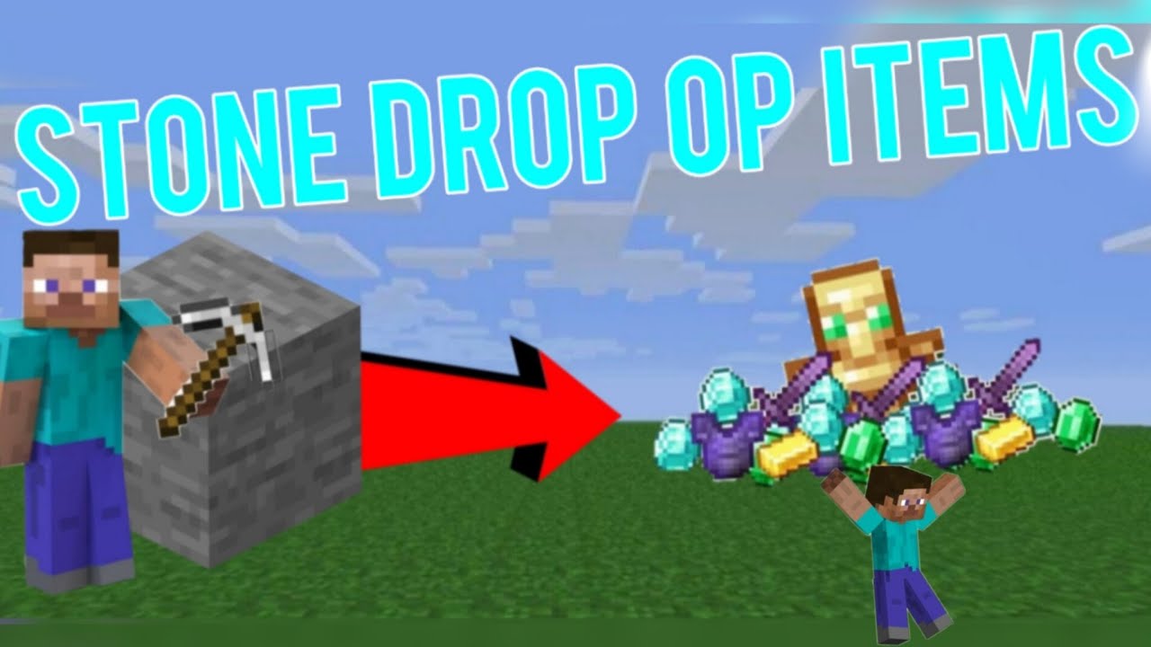Minecraft But Every Stone Drops OP Items 😱 || Minecraft Challenge - YouTube