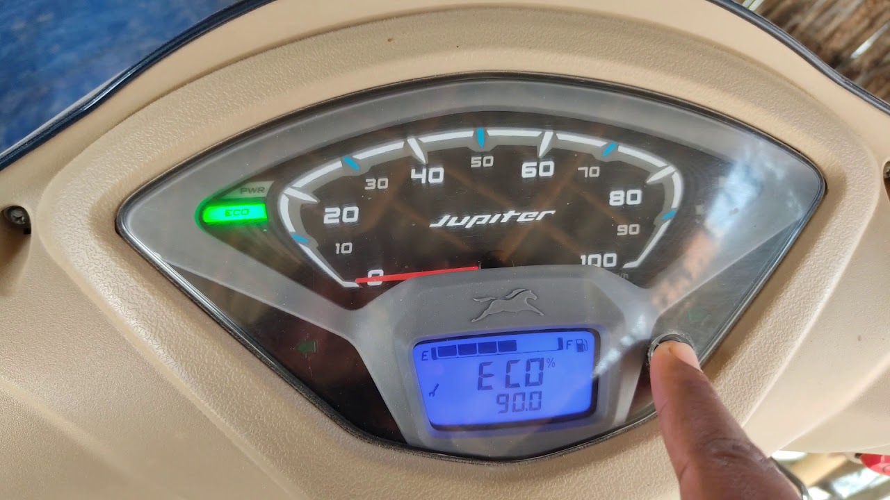 How to set the time in tvs Jupiter 2020.digital meter console.Tvs ...