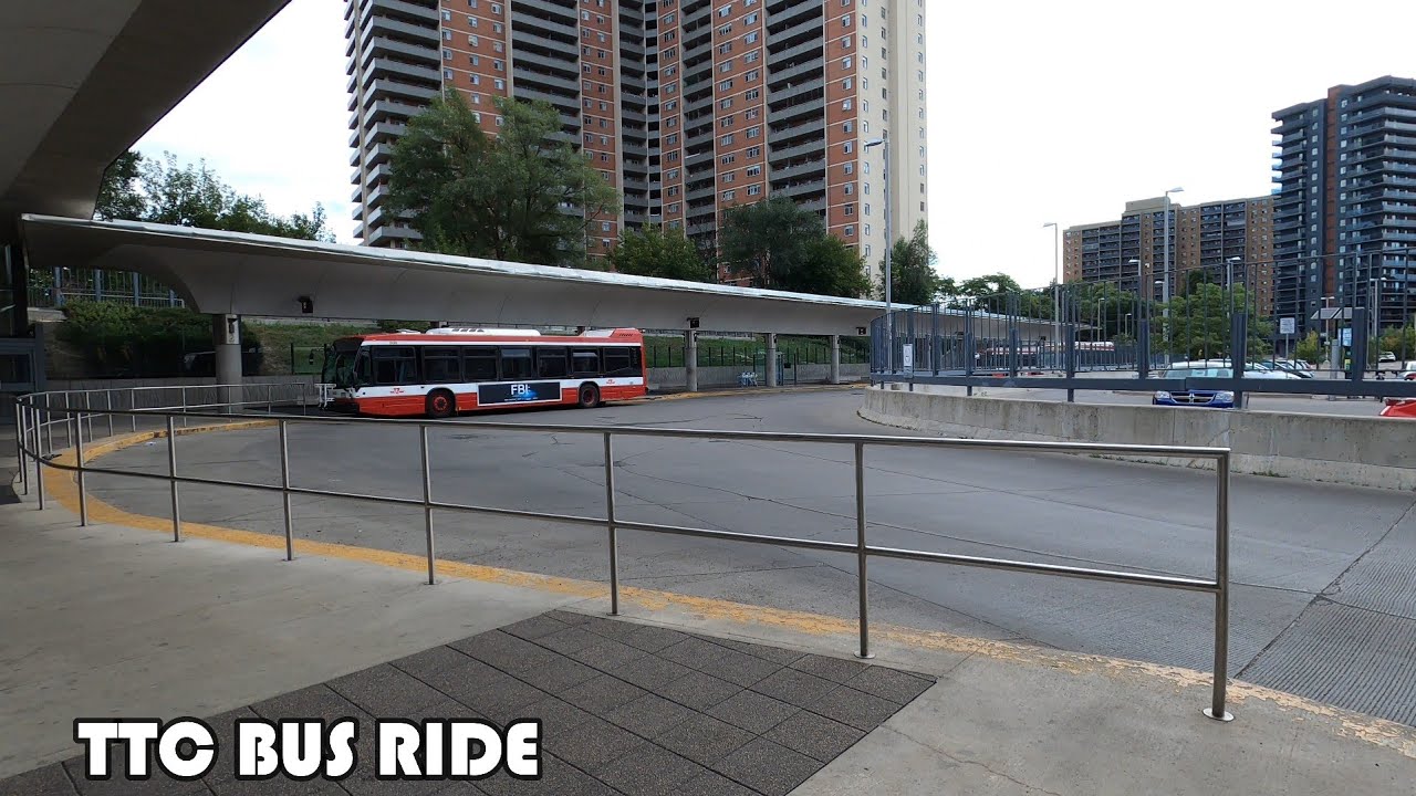 4k TTC Route 24 Bus Ride From Victoria Park Station To Steeles - YouTube