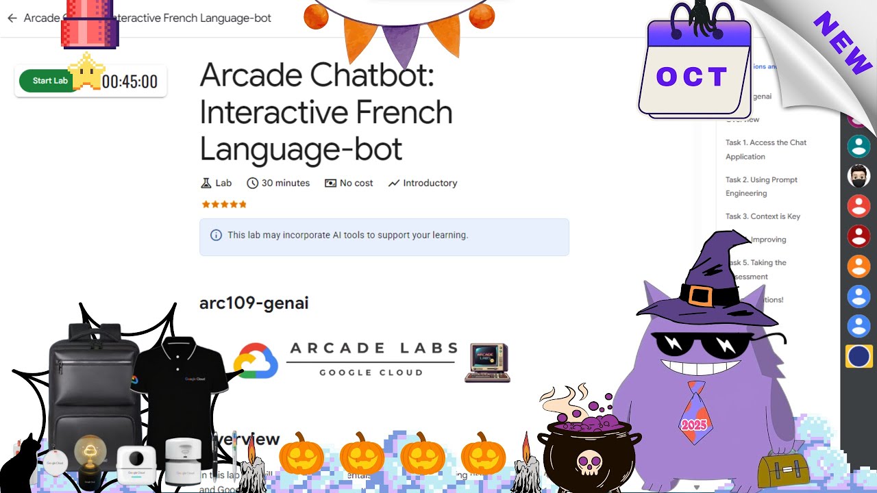 Arcade Chatbot: Interactive Spanish Language-bot #2025 | #arc110-genai ...