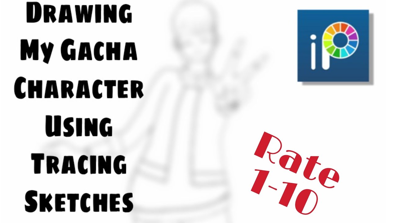 Draw my Gacha Character Using Tracing Sketches in Ibis Paint - YouTube
