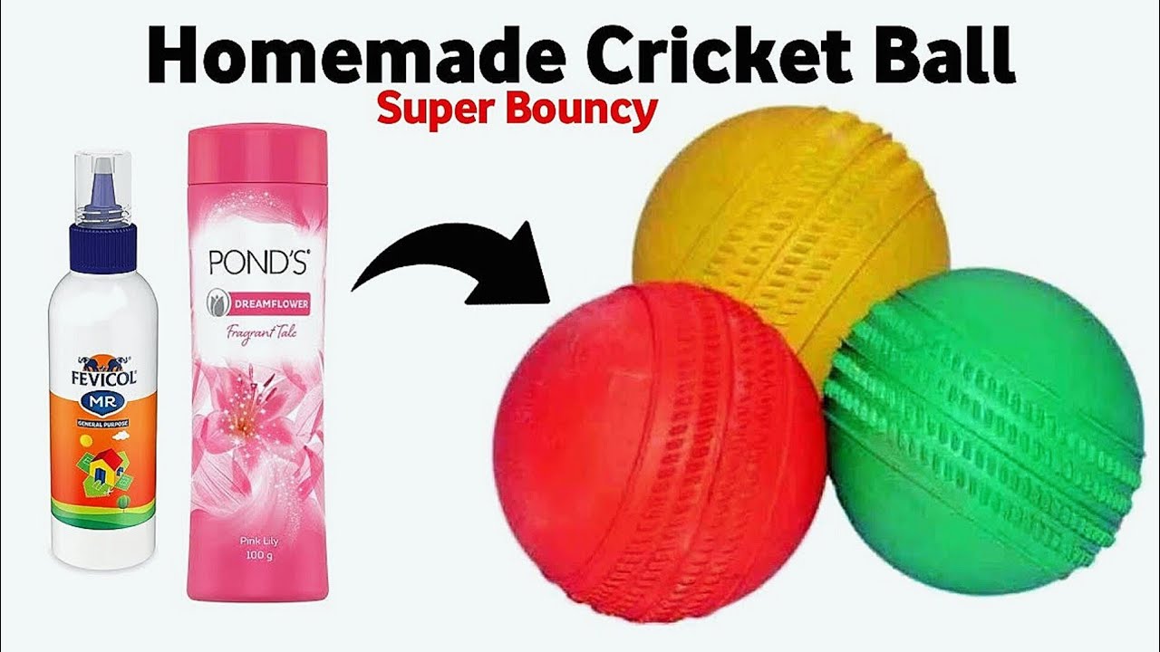 Homemade Cricket Tennis Ball making | How to make Cricket Ball at home ...