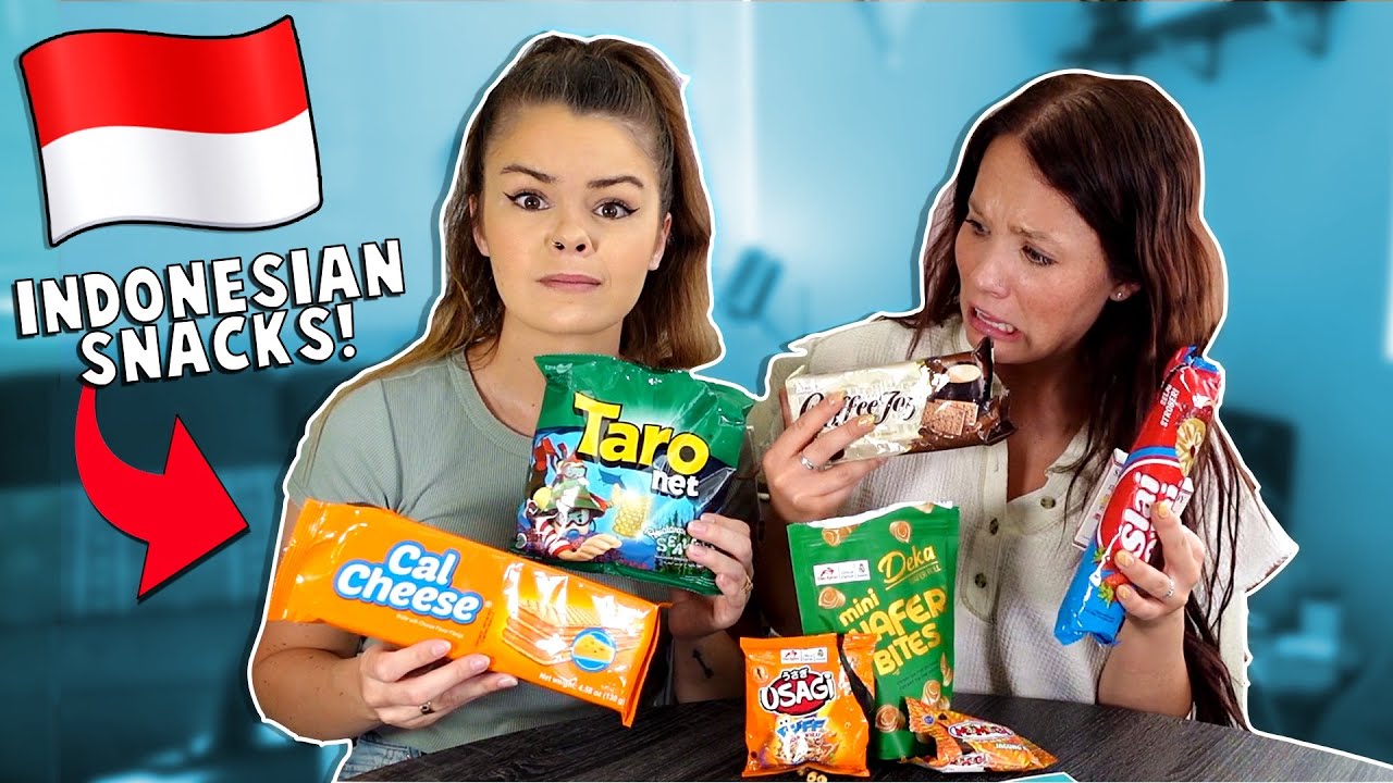 We Tried Indonesian Snacks! - YouTube