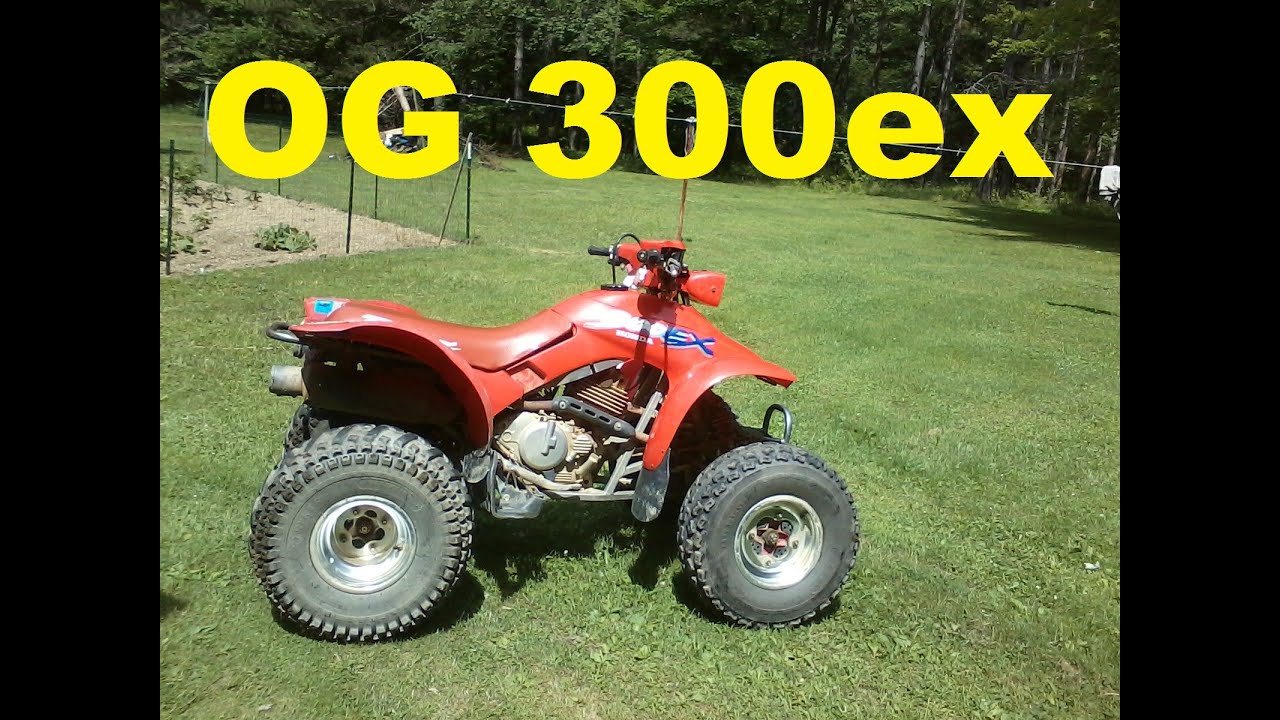 1993 300ex first ride and review part2 - YouTube