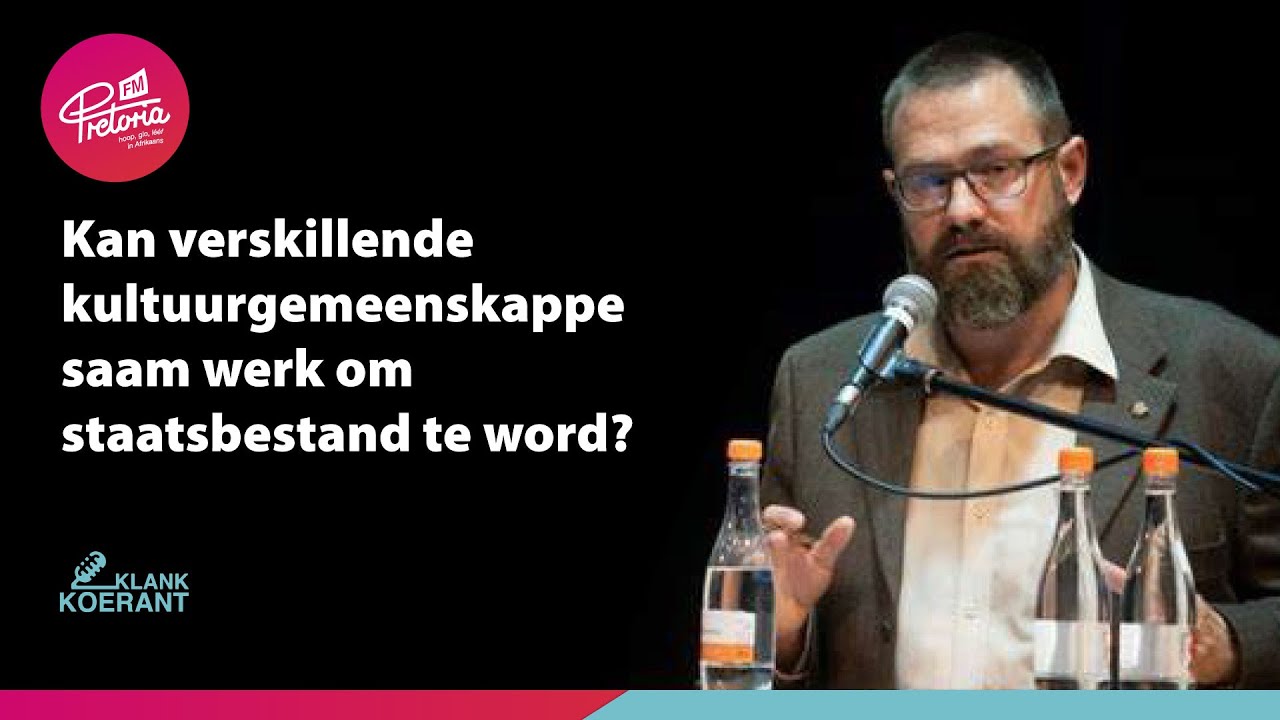 Kan verskillende kultuurgemeenskappe saam werk om staatsbestand te word ...